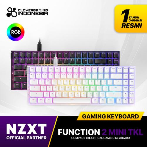 Promo NZXT Function 2 Mini TKL Wired Gaming Keyboard Optical Switch Pre ...