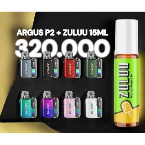 Jual ARGUS P2 POD KIT BUNDLING LIQUID ZULUU MANGO 15ML 100% ORIGINAL ...