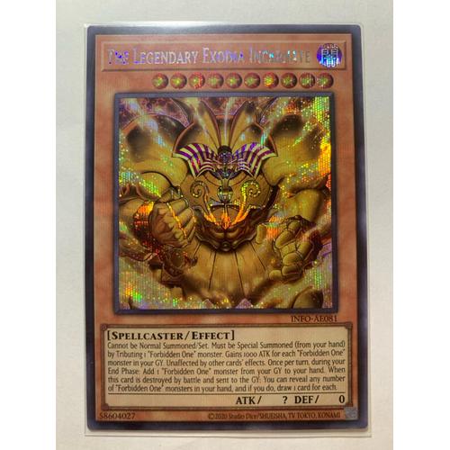 Jual Kartu Yugioh AE INFO-AE081 The Legendary Exodia Incarnate - SECRET ...