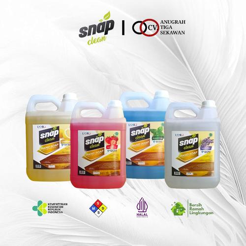 Jual snap clean sabun cuci tangan hand soap 4L keluar kota - Strawberry ...