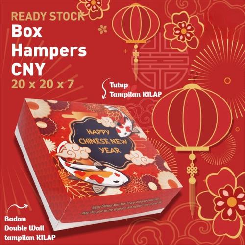 Jual Box Bolu Brownies Imlek Kardus Kue Lapis Legit CNY Ukuran 20x20x7 ...