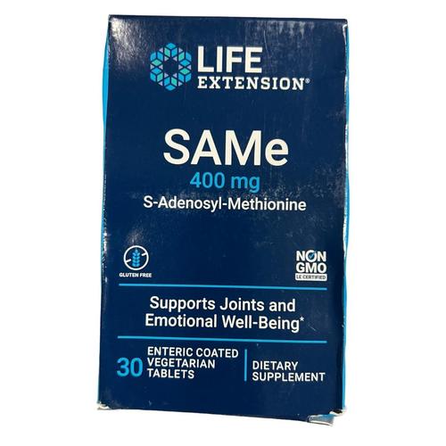Jual Life Extension Same 400 Mg 30 Enteric Coated S Adenosyl Methionine ...