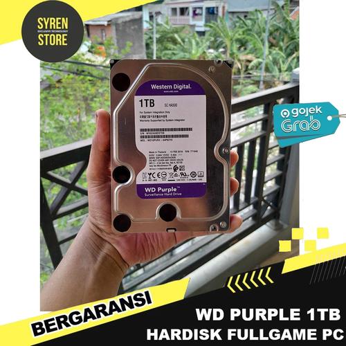 Jual Wd Purple 1TB CCTV Hardisk Full Game PC HDD Full Games PC Harddisk ...