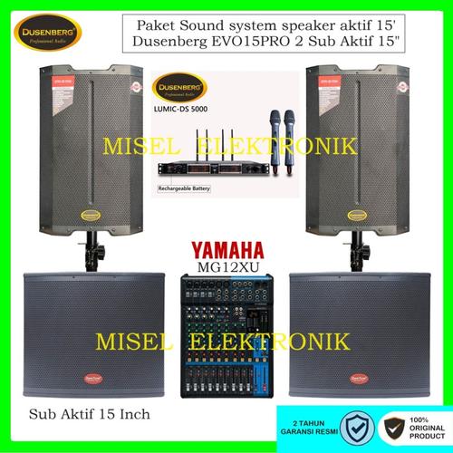 Jual Paket Sound System outdoor Speaker aktif 15Inch Dusenberg Yamaha ...