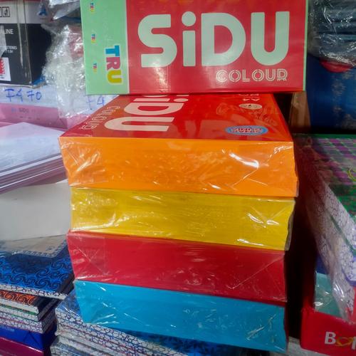 Jual kertas HVS Warna A4 80 Gram 500 Lembar SIDU - Merah - Jakarta ...
