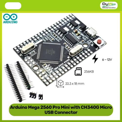 Jual Arduino Mega 2560 Pro Mini with CH340G Micro USB Connector - Kota ...