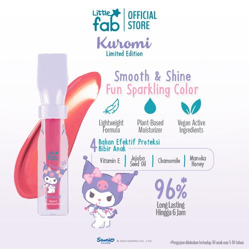 Promo Little Fab Kids - Lip Shine | Limited Edition Kuromi ...