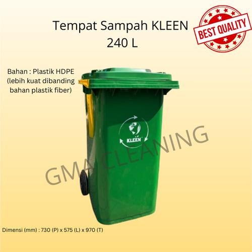 Jual TEMPAT SAMPAH KLEEN 240 Liter - Biru, 4 unit - Jakarta Barat - gmacleaning | Tokopedia
