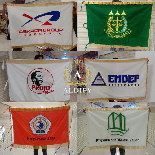 Jual Bendera Pataka Ruangan Bolak Balik Bendera Pataka Dua Muka Bahan ...
