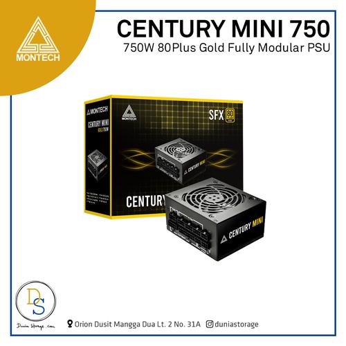 Promo MONTECH CENTURY MINI 750 GOLD 750W 80Plus Gold Fully Modular PSU ...