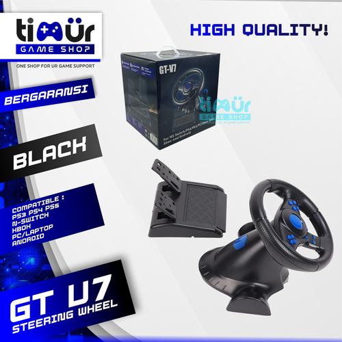Promo Stir Setir GT-V7 Steering Wheel Racing PS4 PS5 Android PC Xbox ...