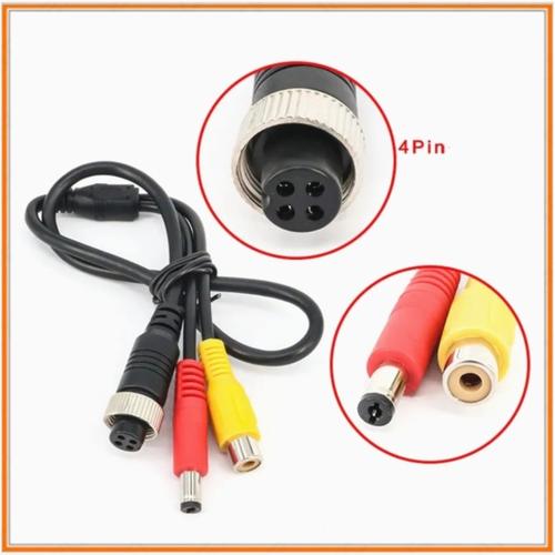 Jual Converter Soket 4 pin to Rca Video CVBS + DC Connector - Female ...