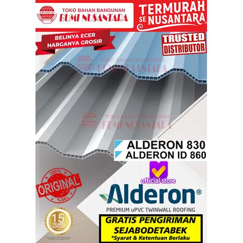Jual Atap Alderon Asli uPVC Twinwall Double Layer Lebar 860 10mm Bekasi ...
