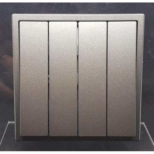 Jual SIMON I7 GREY SAKLAR QUARTET 4 GANG 1 WAY SWITCH - Jakarta Utara ...