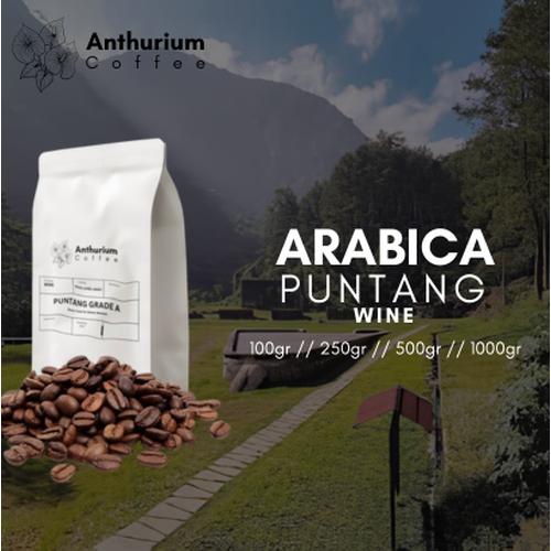 Jual Kopi Arabica Wine puntang biji bubuk origin roast Coffee - 100gr ...