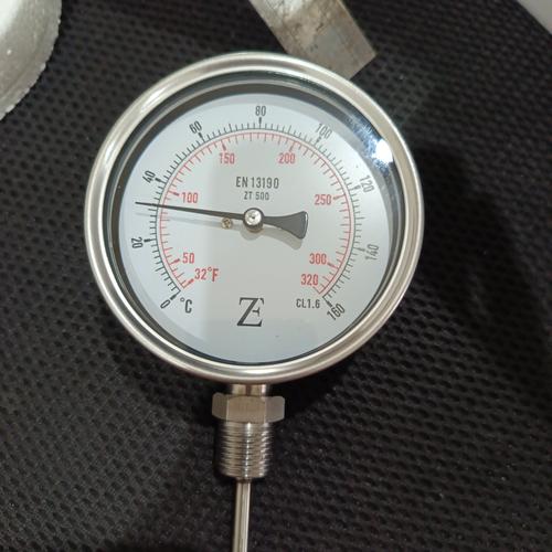 Jual termometer/thermometer zeigen 4"inch 160°C 32-320°F 1/2"inch npt ...