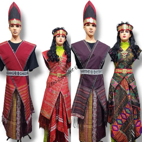 Jual Paket Baju Adat Batak Dewasa - Baju Adat Batak Manortor - Pria ...