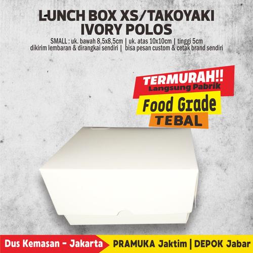 Jual Box Takoyaki / Box Donat POLOS 10 x 10 Foodgrade ISI 70 pcs/pack ...