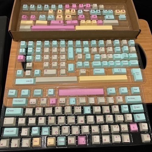 Jual keycaps mechanical keyboard gmk clone copy colourway multicolour ...