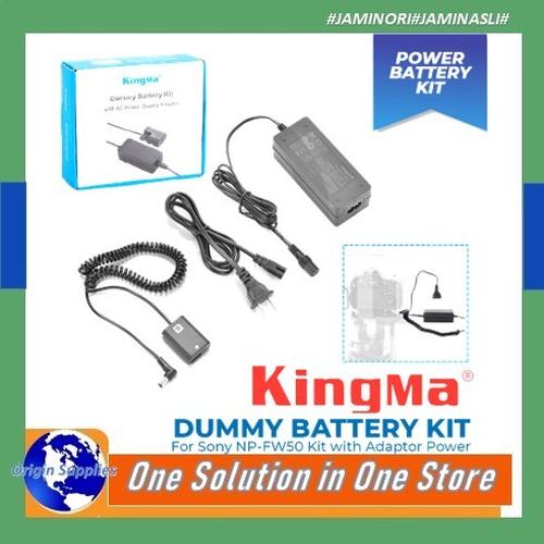Jual KingMa Dummy Battery Kit NP-FW50 With AC Power Supply Adapter ...