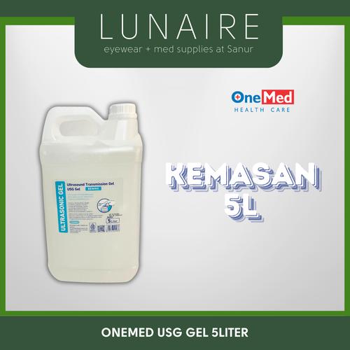 Jual USG Gel 5 liter Transparant ONEMED Ultrasonic Gel - Cairan Untuk Transducer pada ...