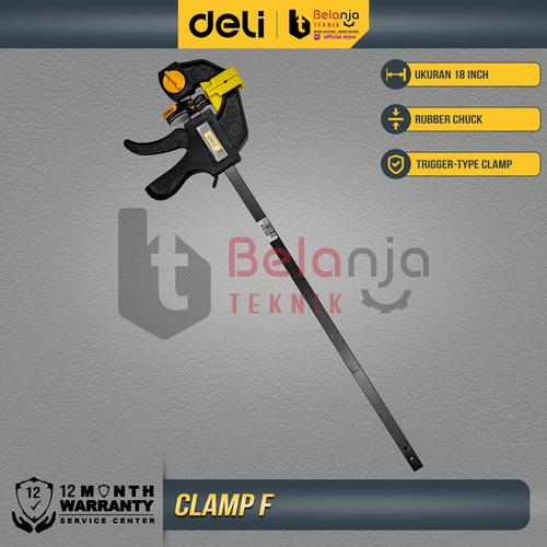 Jual Deli Klem F Clamp 18 Inch Catok Jepit Kayu Quick Release 18" Alat ...