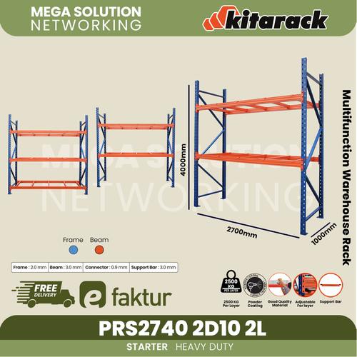 Jual KITARACK Rak Palet 2.5 TON Pallet Rack Heavy Duty Panjang 2.7M ...