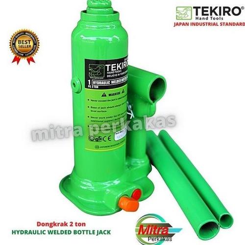 Jual TEKIRO Dongkrak Botol 2 TON Hydraulic Welded Bottle Jack AU-BJ1909 ...