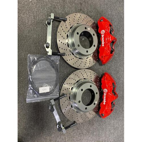 Jual BIG Brake BBK BREMBO GT6 6 Pot Fortuner VNT GR TRD VRZ 1GD 2GD ...
