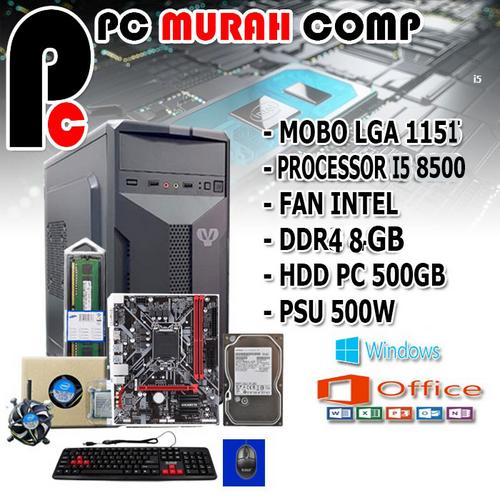 Jual PC KOMPUTER RAKITAN OFFICE / KANTOR CORE I5 LENGKAP - RAKITAN ONLY ...