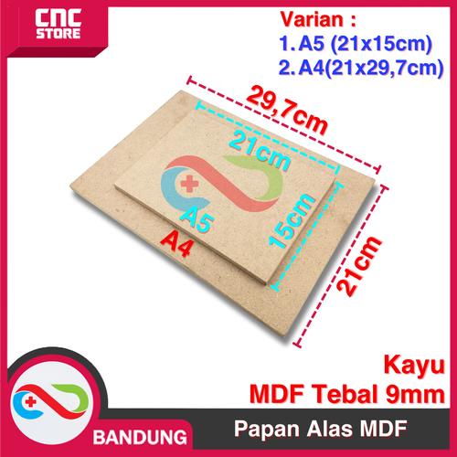 Jual PAPAN PROYEK MDF BOARD ALAS PROJECT DIY 9MM A5 A4 - A5 - Kota ...