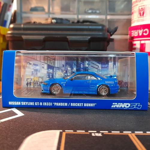 Jual Inno64 - Nissan Skyline GT-R (R33) "Pandem/Rocket Bunny" Blue ...