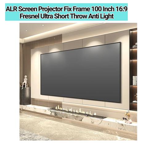Jual Layar Proyektor ALR Dinding Model Bingkai | Screen Projector ALR ...