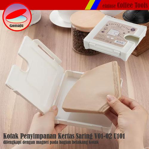 Promo JAPAN INOMATA Kotak penyimpanan Magnetic Filter Paper Storage ...