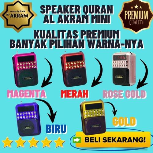 Jual Speaker Quran Al AKRAM Mini 30 Juz GARANSI Dengan Konten Terbaru ...