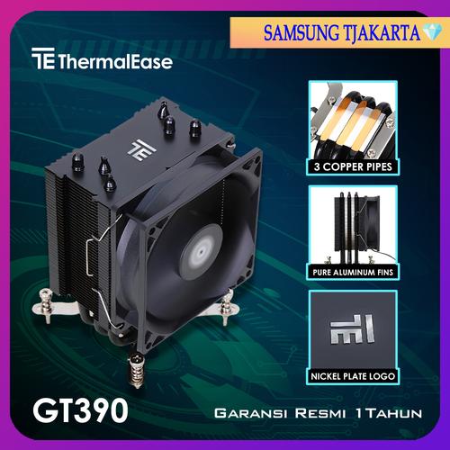 Jual THERMALEASE GT390 CPU Air COOLER FAN Single TOWER 3 Heatpipe KYO ...