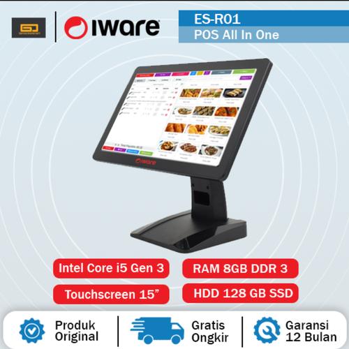 Jual Iware ES-R01 Mesin kasir PC POS All in One Core i5 8GB 128GB Touchscreen - Jakarta Pusat ...