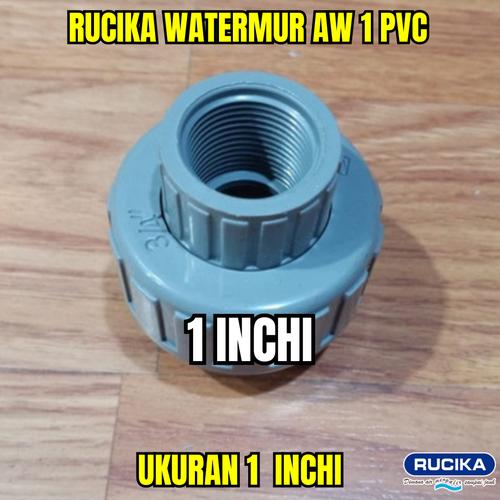 Jual Pipa Fittng Watermur Union Socket AW Ukuran 1 Inchi PVC Paralon ...