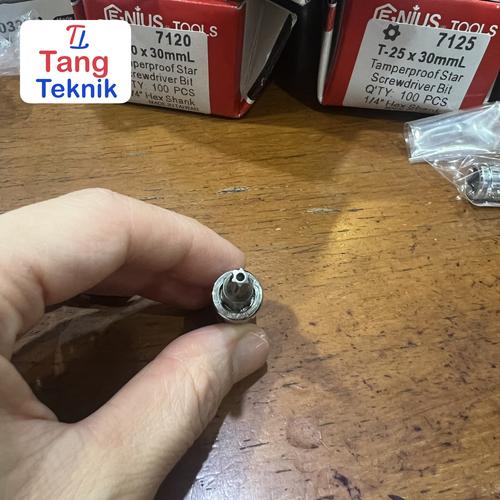Jual Genius tools tamperproof star bit socket / socket bintang 6 lobang ...