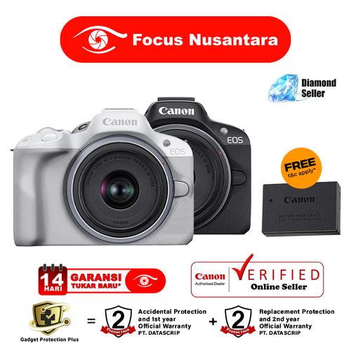 Promo Canon EOS R50 Body / R 50 kit 18-45mm / Double Kit 55-210mm RESMI ...
