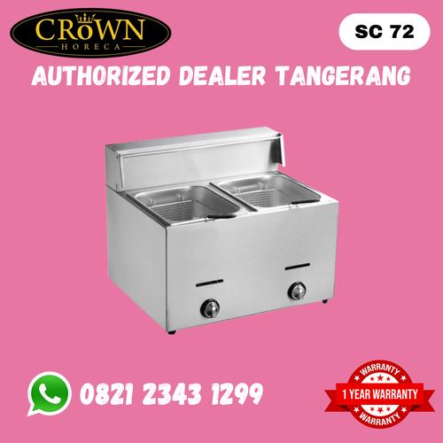 Jual CROWN SC 72 Gas Deep Fryer / Penggorengan Gas 2 Tungku 12 Liter ...
