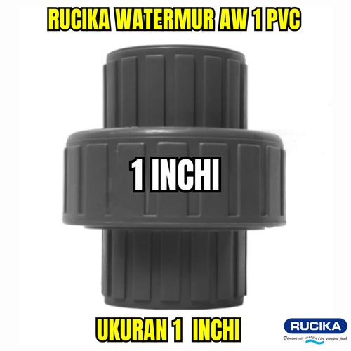 Jual Penyambung Pipa Watermur Union Socket AW Ukuran 1 Inchi PVC ...