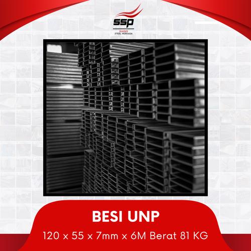 Jual Besi UNP ISPAT 120 x 55 x 7mm x 6000 (Sertifikat) - Jakarta Barat ...