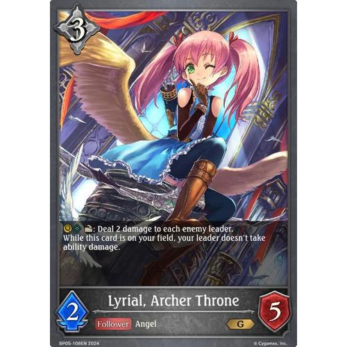 Jual Mecca coo Lyrial, Archer Throne | Gold | BP05-108EN SVE English ...