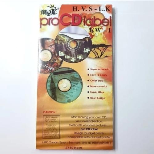 Jual STICKER CD LABEL HVS PRO CD LABEL HVS - Kota Semarang - Revolution ...