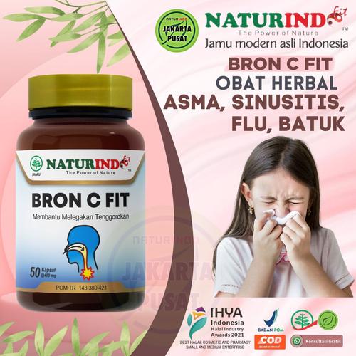 Jual Naturindo Bron C Fit Obat Herbal Pneumonia Tbc Sinusitis Gurah ...