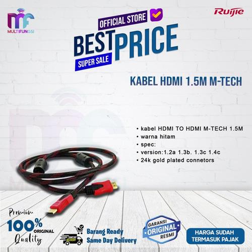 Jual Kabel HDMI M-Tech 1.5m High Speed Garansi Resmi - Jakarta Pusat ...