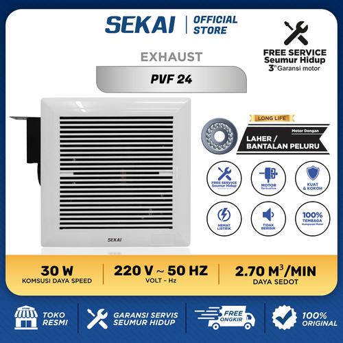 Promo Sekai Kipas Angin Dak Exhaust Ventilation Tipe Langit-Langit PVF 24 - Kab. Tangerang ...