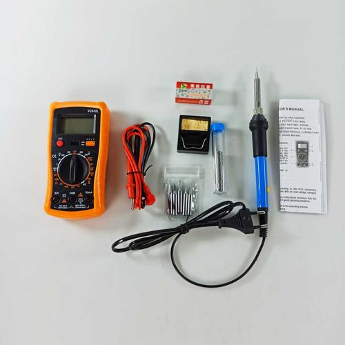 Promo Set Peralatan Solder Wire Tip Listrik Multimeter Tester Kit ...