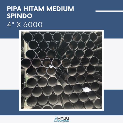 Jual Pipa Hitam Medium SPINDO 4 inch x 6000. Sertifikat - Jakarta Barat - Maju Sukses Steel ...